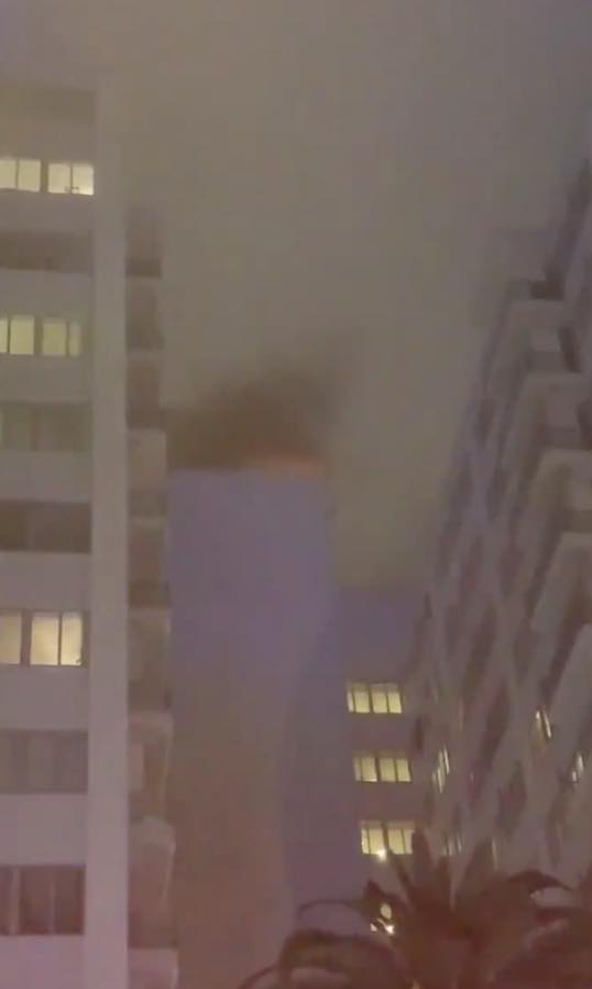 Santa Monica Luxury High Rise Catches Fire - SM Mirror